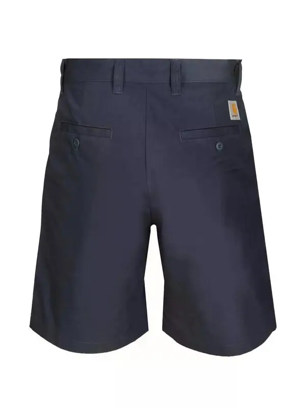 Carhartt Work In Progress Calder Logo-patch Short - Blue