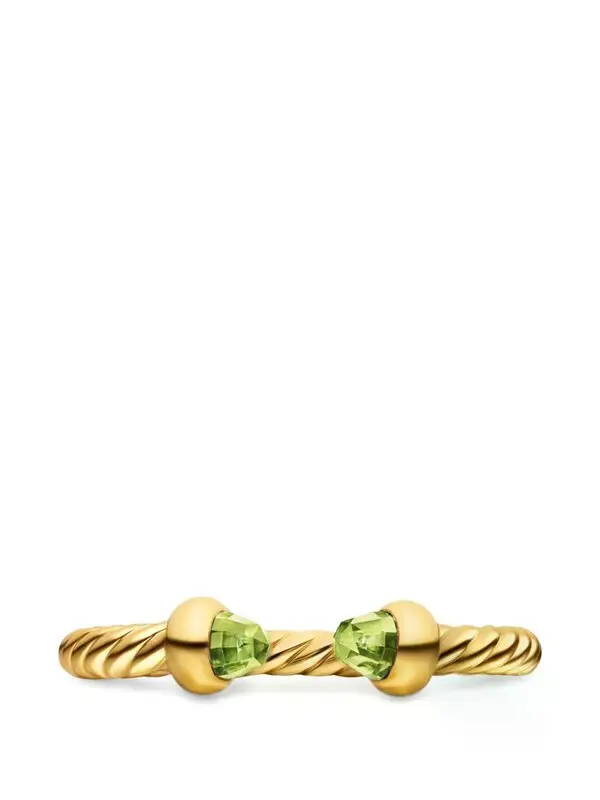 David Yurman Micro Cablespira® Flex Open Ring - Gold
