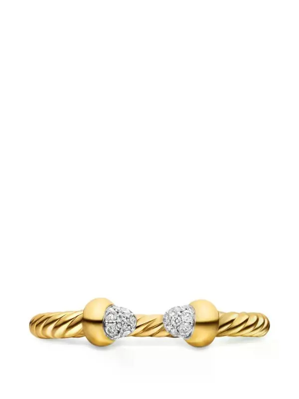 David Yurman Micro Cablespira® Flex Ring - Gold