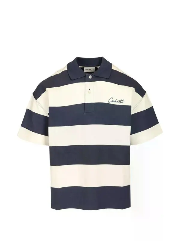 Carhartt Work In Progress Delray Striped-pattern Polo Shirt