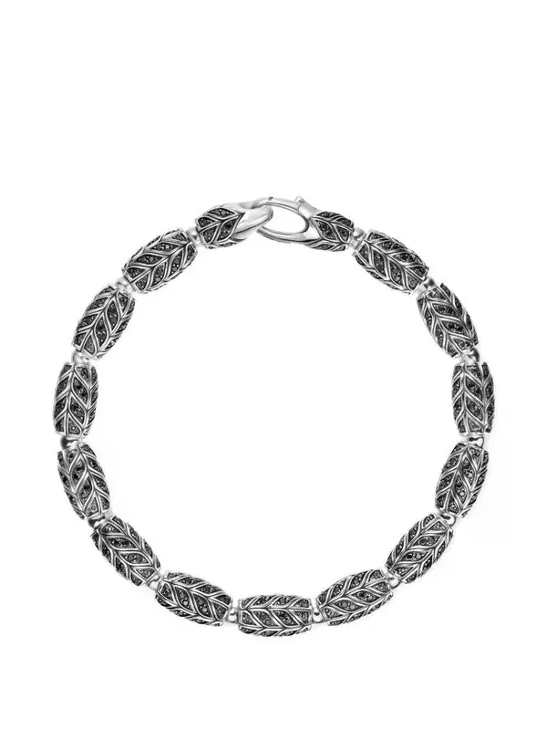 David Yurman Chevron Bead Bracelet - Silver