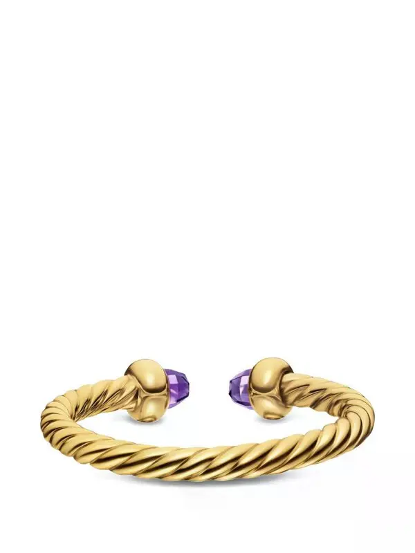 David Yurman Micro Cablespira® Flex Open Ring - Gold