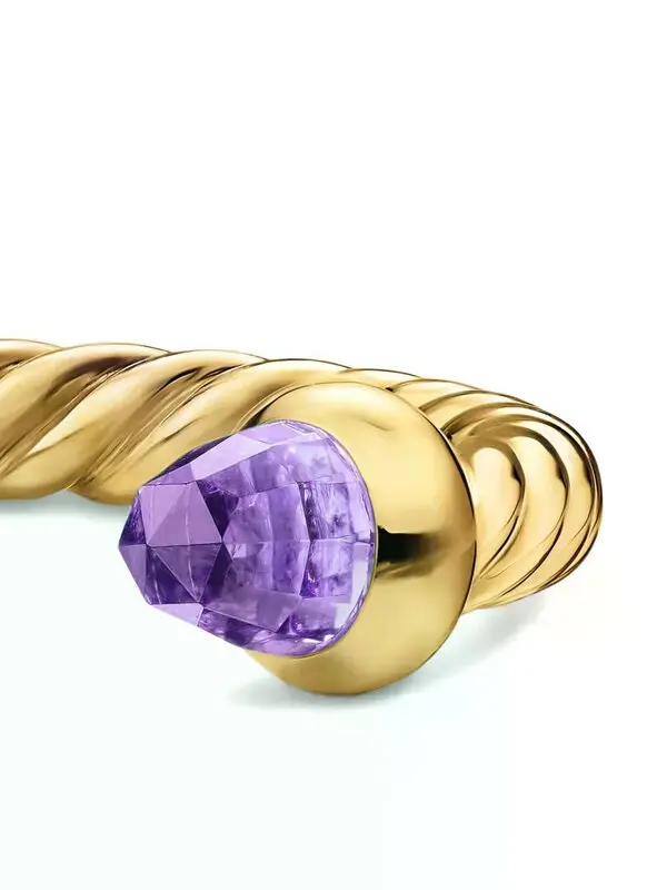 David Yurman Micro Cablespira® Flex Open Ring - Gold