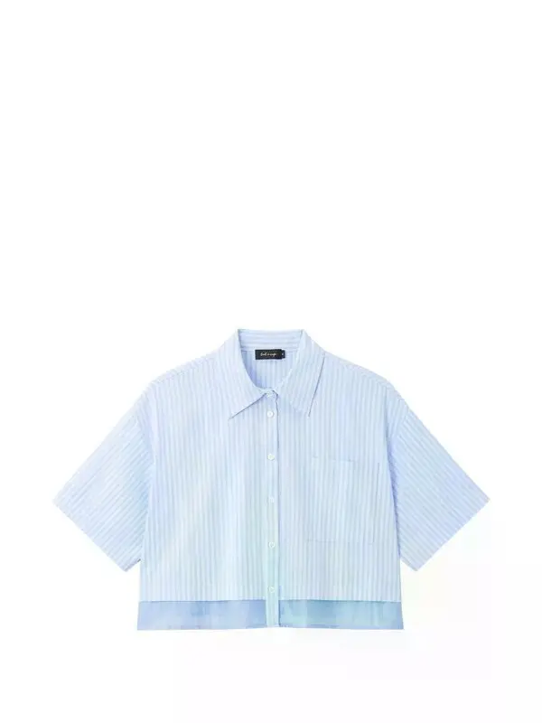 TOUT A COUP Striped Layered Shirt