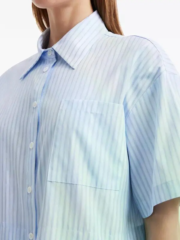 TOUT A COUP Striped Layered Shirt