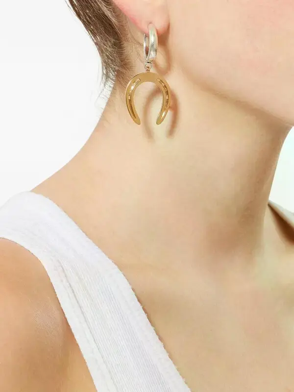 Isabel Marant Byrne Horseshoe Hoop Earrings - Gold