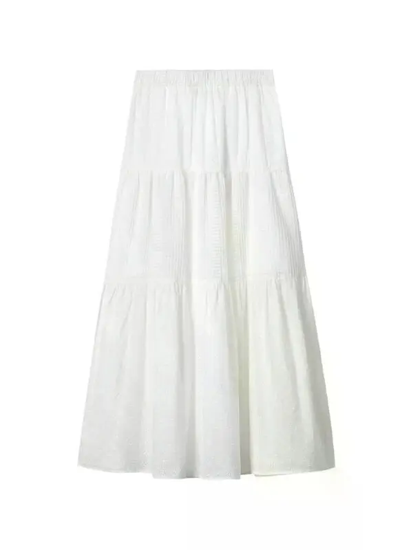 TOUT A COUP Tiered Maxi Skirt