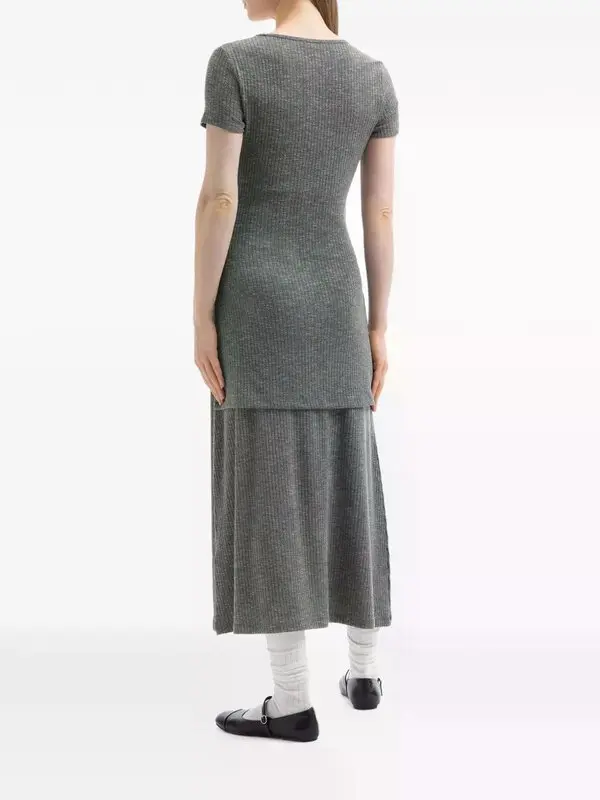 TOUT A COUP Tie-waist Short-sleeve Dress