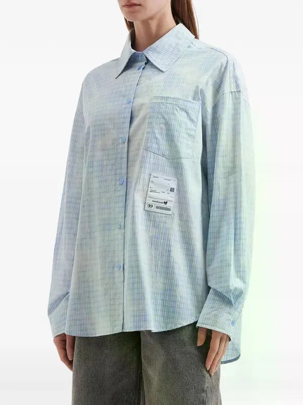 MINI CREAM Checkered Shirt