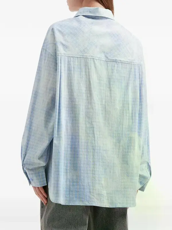 MINI CREAM Checkered Shirt
