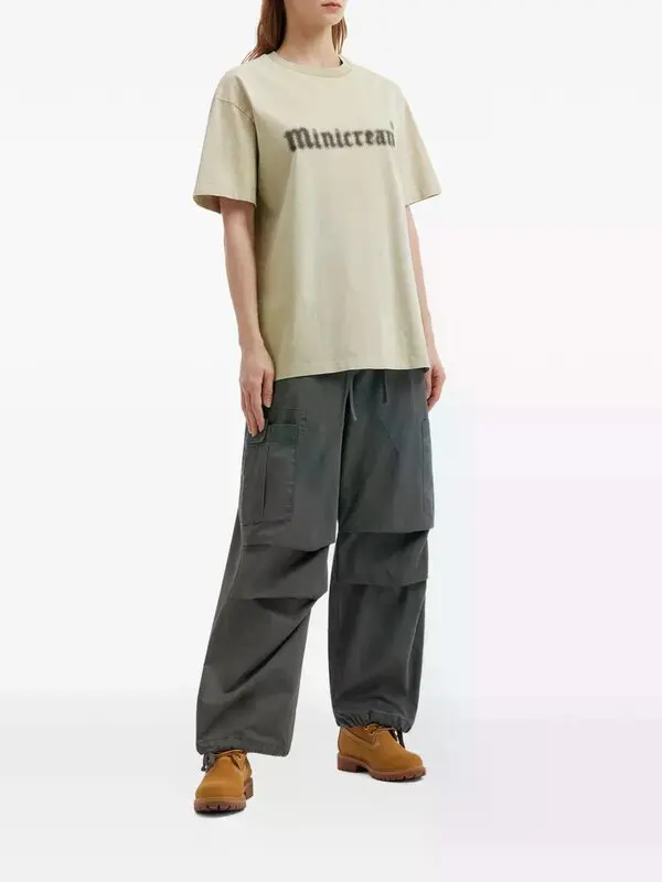 MINI CREAM Logo-print T-shirt