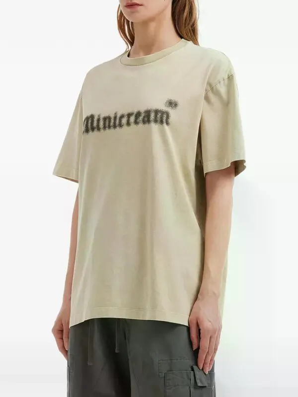 MINI CREAM Logo-print T-shirt