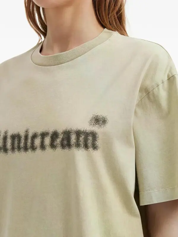 MINI CREAM Logo-print T-shirt