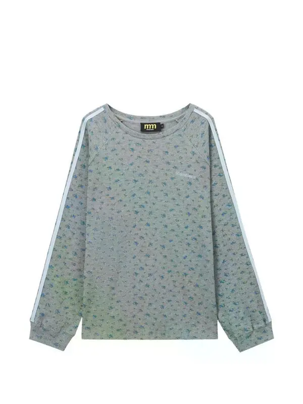 MINI CREAM Floral-print Long-sleeve T-shirt