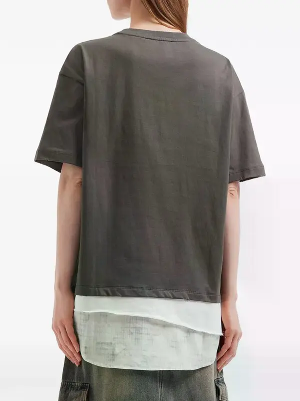 MINI CREAM Layered T-shirt