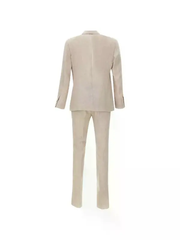 BARBA NAPOLI Patch-pocket Pleated Suit