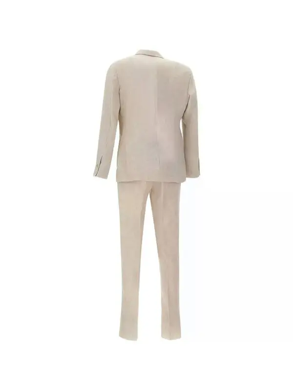 BARBA NAPOLI Patch-pocket Pleated Suit