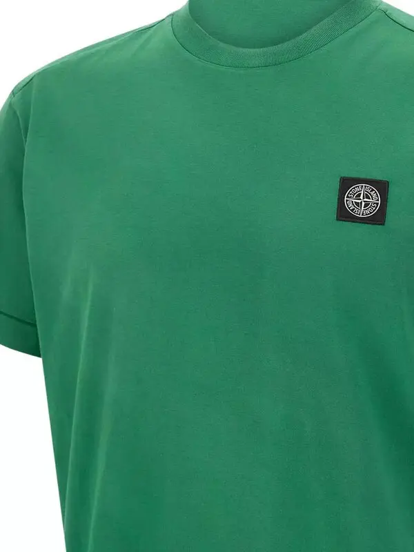 Stone Island Logo-patch T-shirt - Green