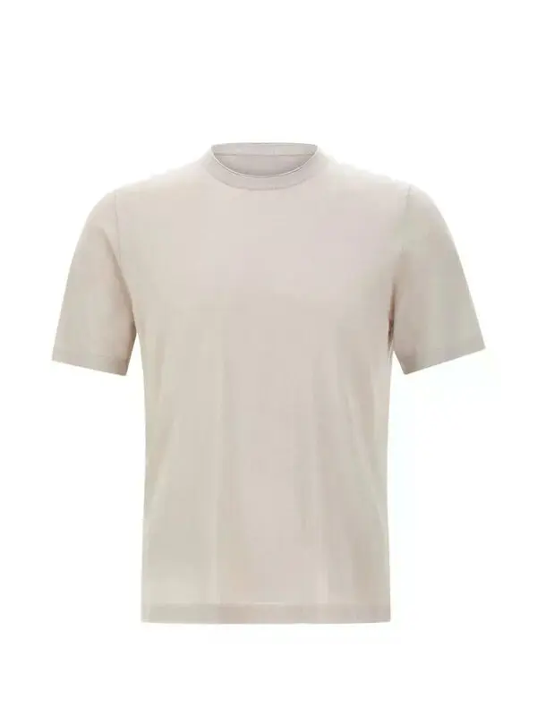 KANGRA Crew-neck T-shirt - Neutrals