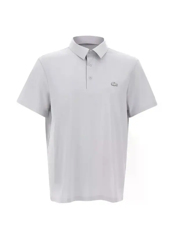 Lacoste Logo-patch Polo Shirt - Grey