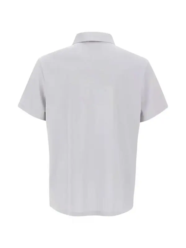 Lacoste Logo-patch Polo Shirt - Grey