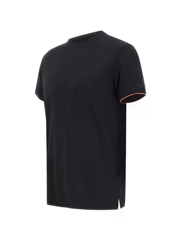 RRD Macro Short-sleeve Trim-detail T-shirt - Black