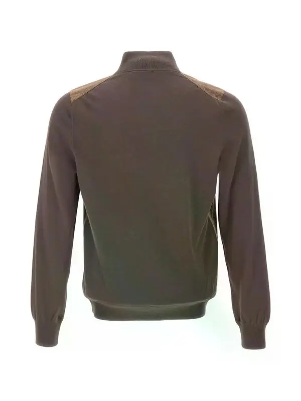 GRAN SASSO Perforated Jacket - Brown