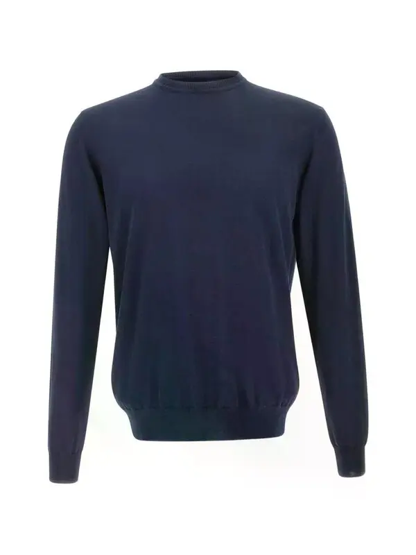 Peuterey Long-sleeved Ribbed Sweater - Blue