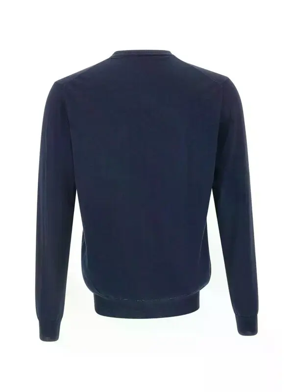 Peuterey Long-sleeved Ribbed Sweater - Blue