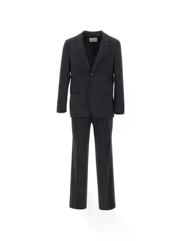 MANUEL RITZ Flap-pockets Two-button Suit - Black
