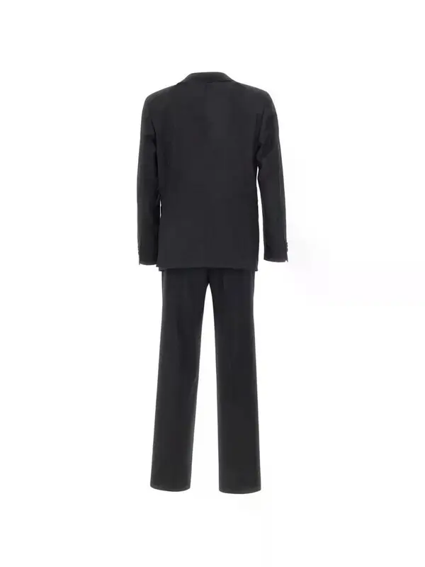 MANUEL RITZ Flap-pockets Two-button Suit - Black