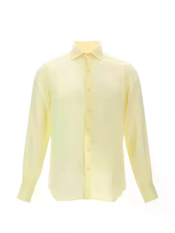 MC2 SAINT BARTH Button-up Long-sleeve Shirt - Yellow