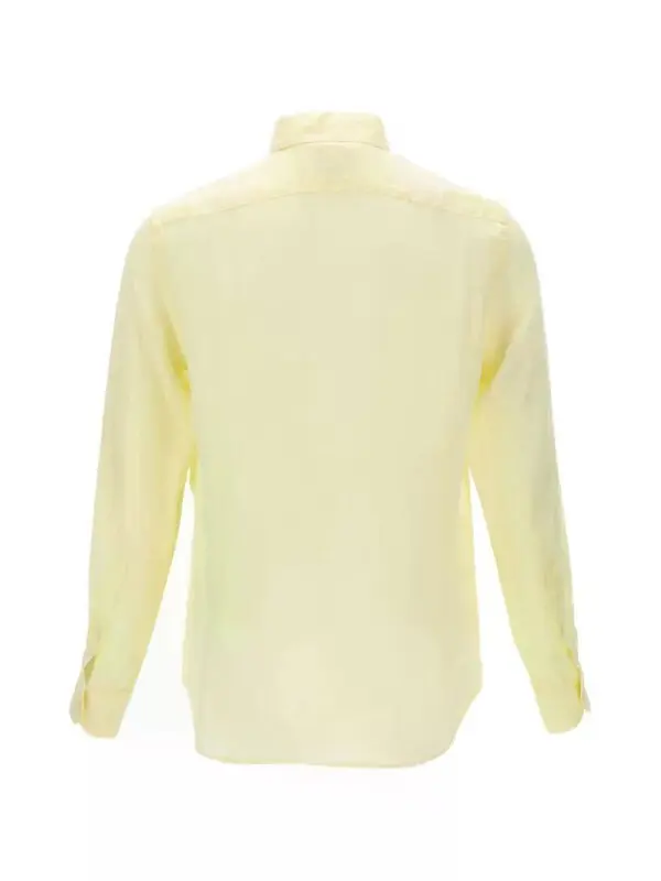 MC2 SAINT BARTH Button-up Long-sleeve Shirt - Yellow