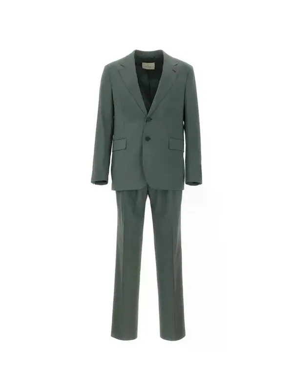 MANUEL RITZ Two-button Suit - Green