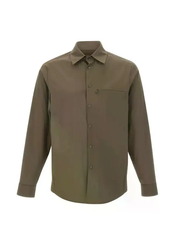 Aspesi Snap-button Shirt - Green