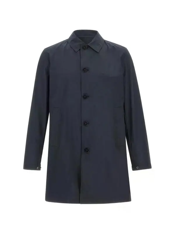 Woolrich Button-front Coat - Blue
