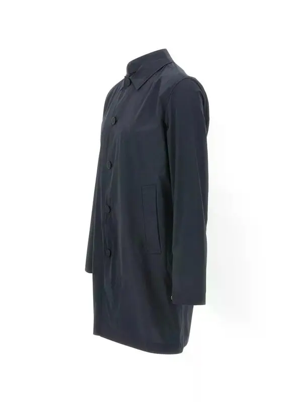 Woolrich Button-front Coat - Blue