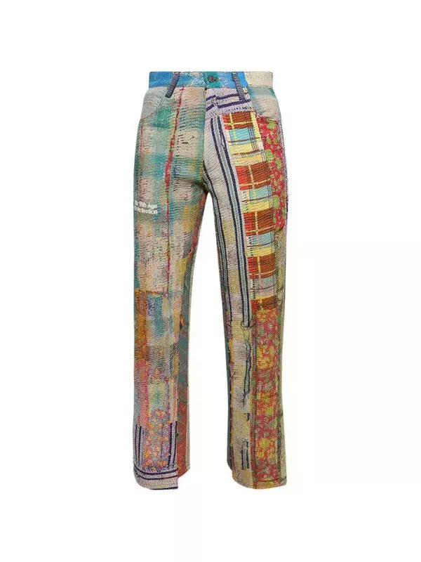 BETTER WITH AGE Isaac Hand-quilted Trousers - Neutrals