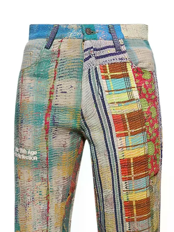BETTER WITH AGE Isaac Hand-quilted Trousers - Neutrals