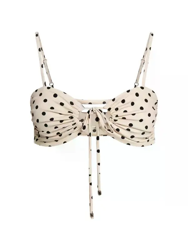 WEILI ZHENG Polka-dot Bikini - Neutrals