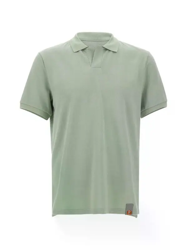 DEKKER Ribbed V-neck Polo Shirt
