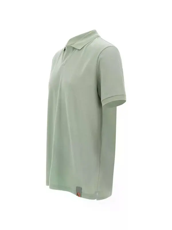 DEKKER Ribbed V-neck Polo Shirt