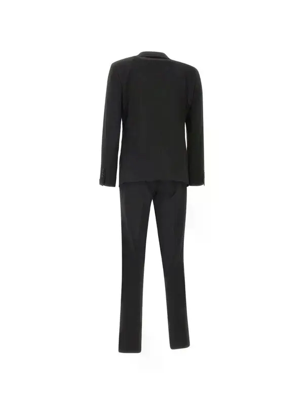 MANUEL RITZ Front-pocket Two-button Suit - Black