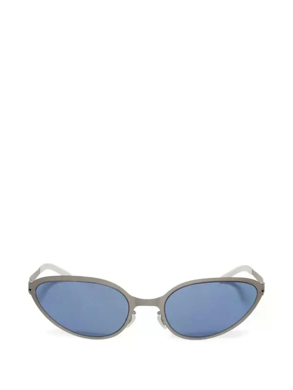 Mykita Bear Oval-frame Sunglasses - Grey