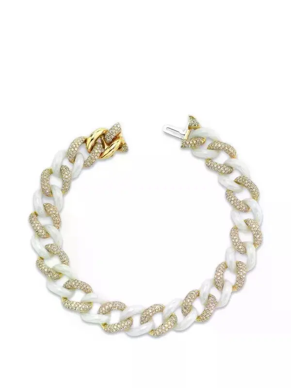 Shay Link Diamond Bracelet - Gold