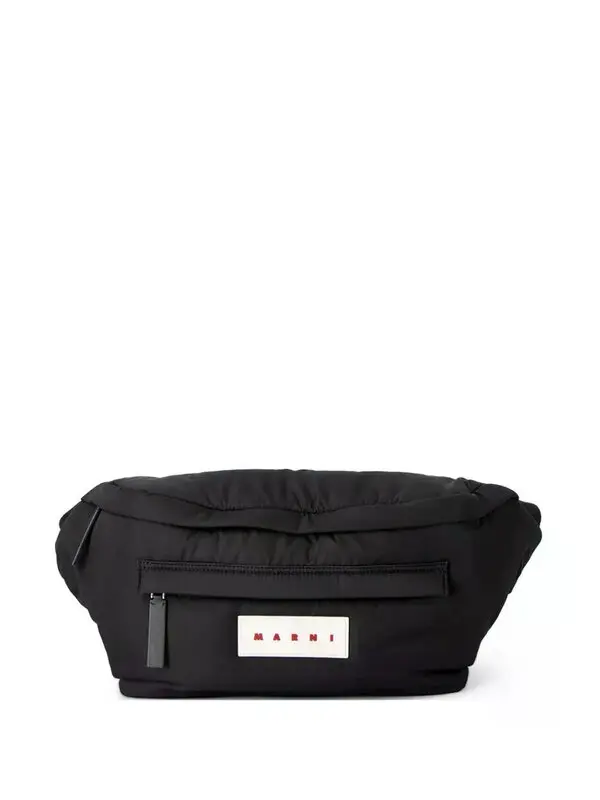 Marni Zip Belt Bag - Black