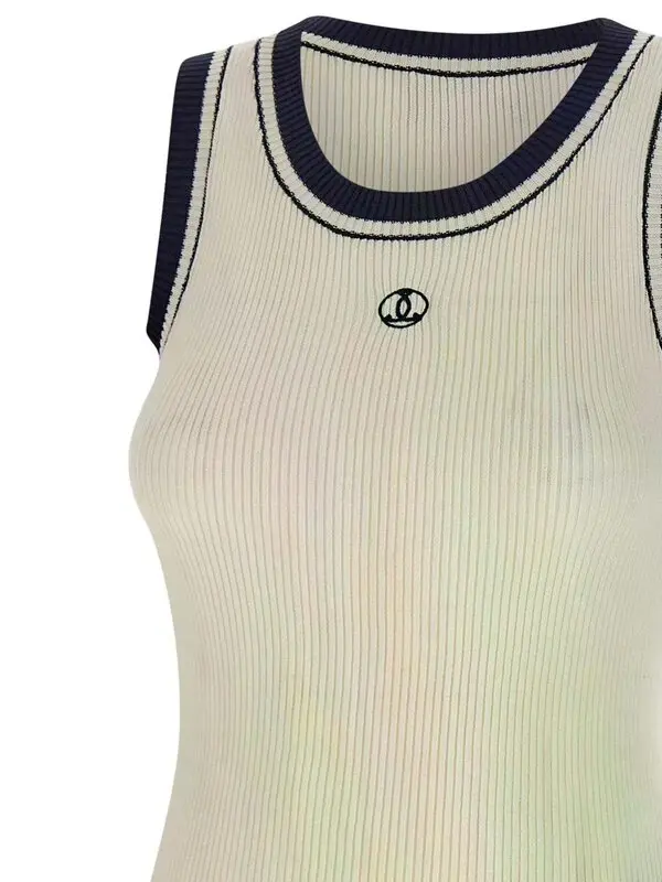 Seafarer Ribbed Logo-embroidered Top