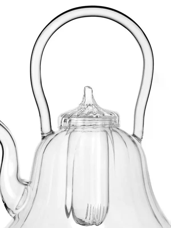 ICHENDORF MILANO Curved-handle Glass Teapot