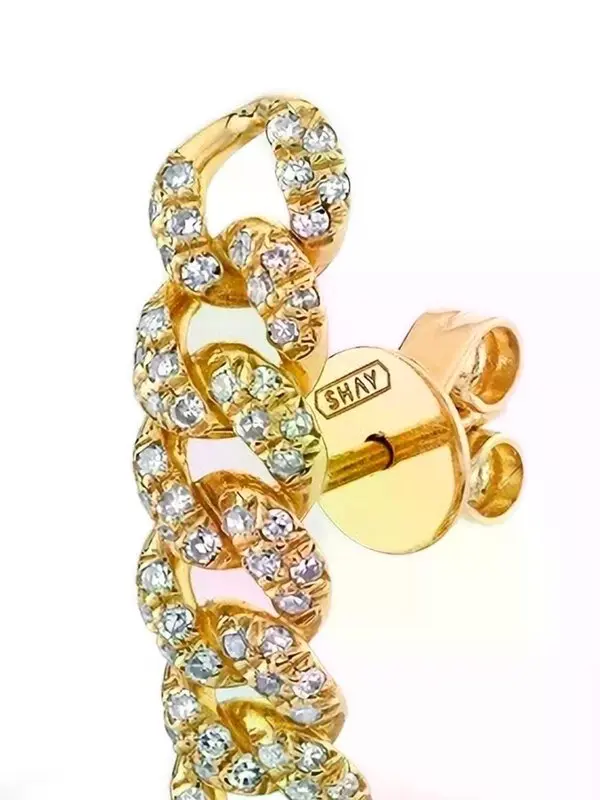 Shay Diamond Six Link Huggie Earrings