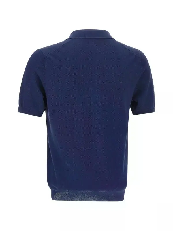 GRAN SASSO Polo-collar T-shirt - Blue